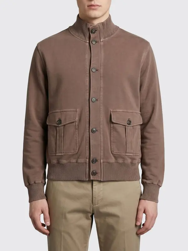 CIRCOLO 1901 Button Detailed Jacket - Brown
