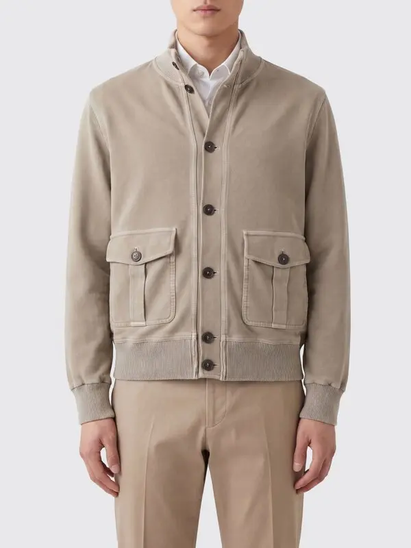CIRCOLO 1901 Cotton Bomber Jacket - Green