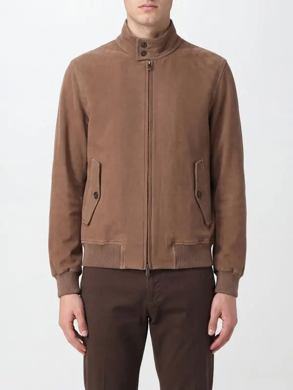 CIRCOLO 1901 Cotton Bomber Jacket - Brown