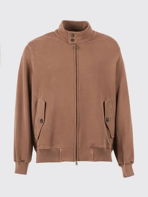 CIRCOLO 1901 Cotton Bomber Jacket - Brown