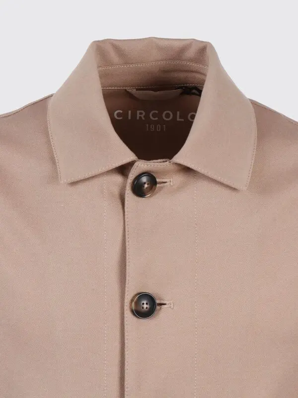 CIRCOLO 1901 Cotton Stretch Shirt Jacket - Multicolor
