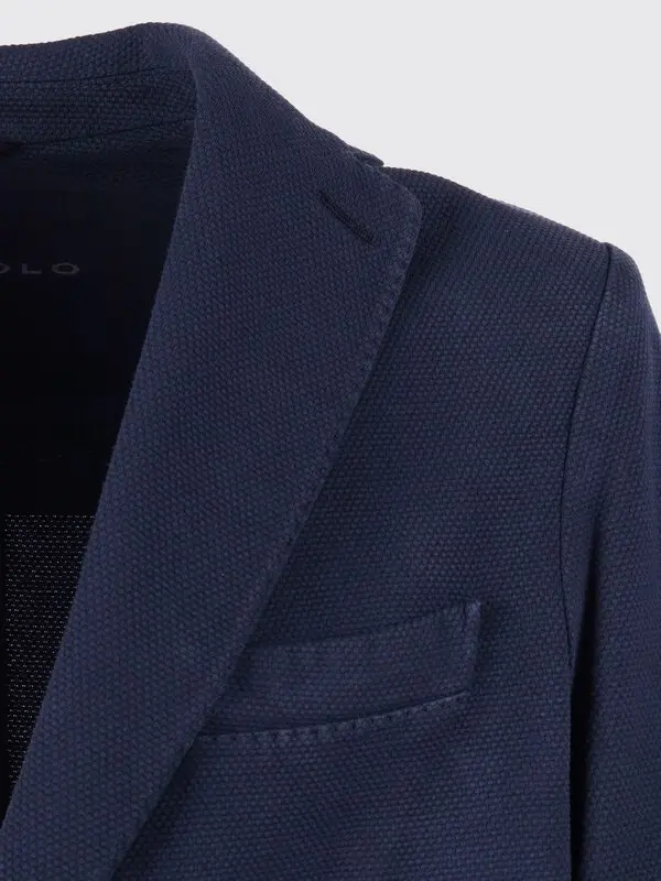CIRCOLO 1901 Single Breasted Blazer In Cotton - Blue