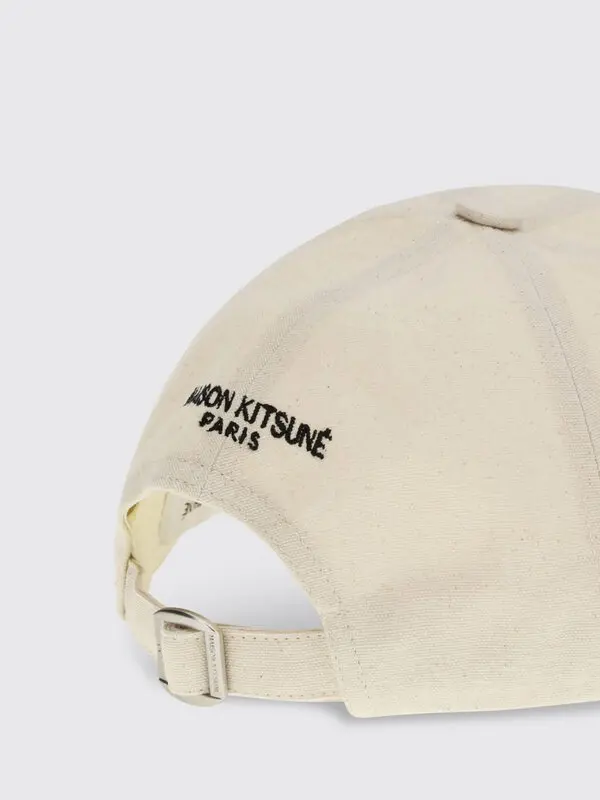 Maison Kitsuné Embroidered Cap - Beige