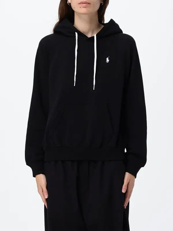 Polo Ralph Lauren Cotton Blend Hoodie - Black