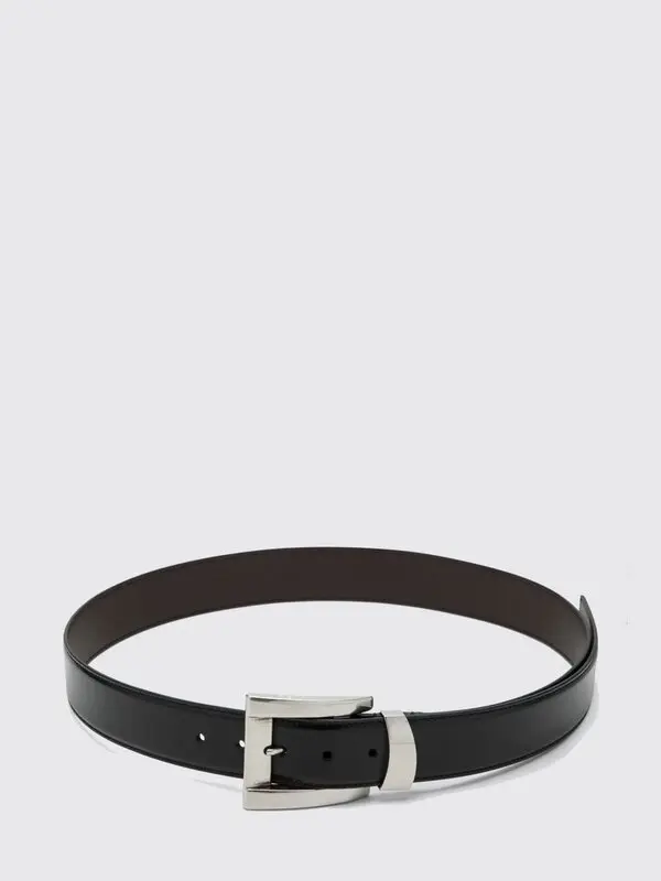 Versace Belt With Gold Tone Buckle - Black 1