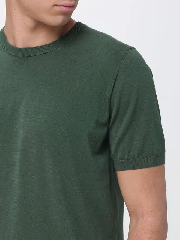 DRUMOHR Cotton Crew Neck Knit - Forest Green