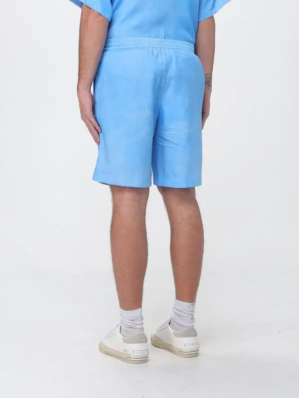 MSGM Lyocell Jogging Shorts - Blue