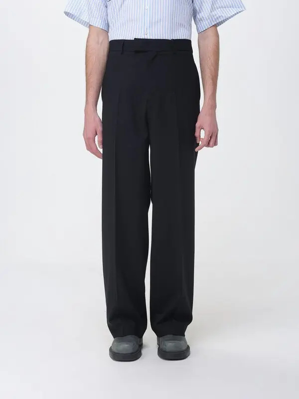 MSGM Tailored Wide-leg Trousers - Black