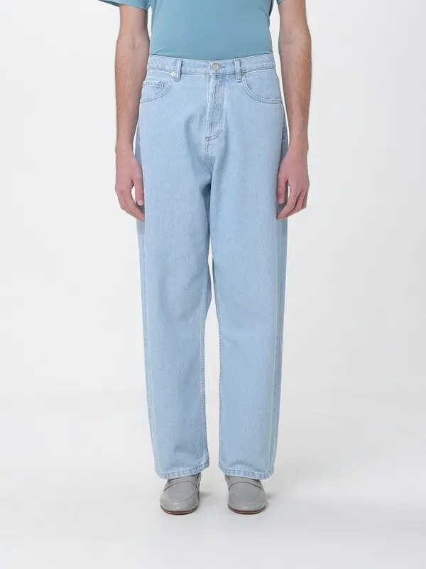 Maison Kitsuné Mid-rise Wide-leg Five-pocket Jeans