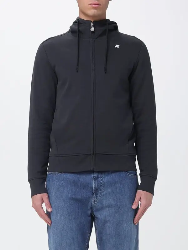 K-WAY Full Zip Hoodie - Black