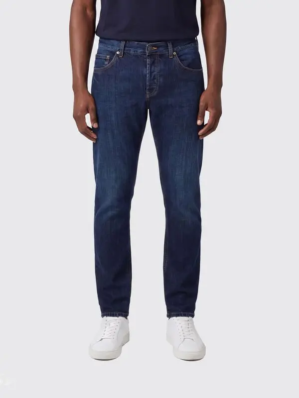 DONDUP Slim Fit Cotton Denim Jeans - Blue