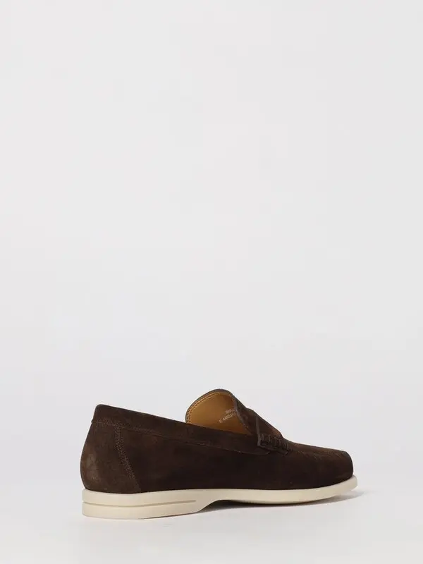 Bally Suede Loafers - Ebony