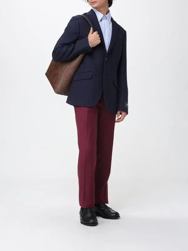 Etro Coated Cotton Paisley Shoulder Tote Bag