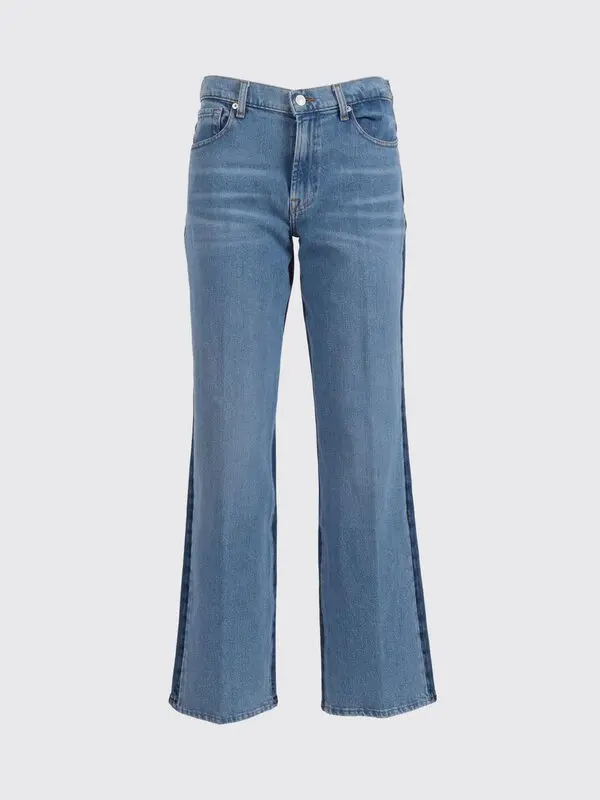 7 For All Mankind Stovepipe Straight Stretch Denim Jeans
