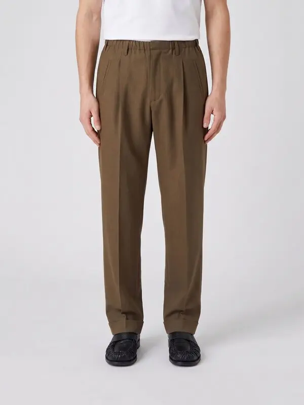 MAGLIANO Cotton Twill Slim Fit Trousers