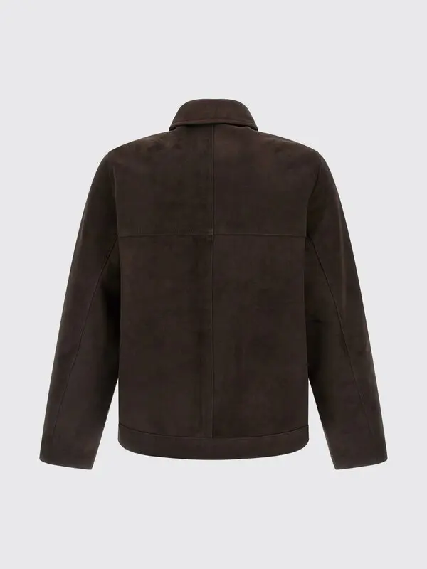 GIORGIO BRATO Suede Shirt Jacket - Brown