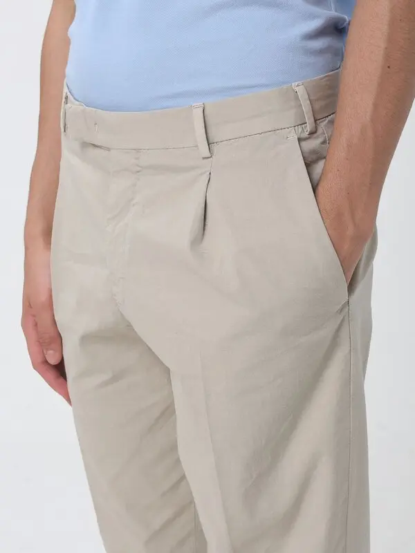 PT TORINO Stretch Cotton Chino Trousers - Beige
