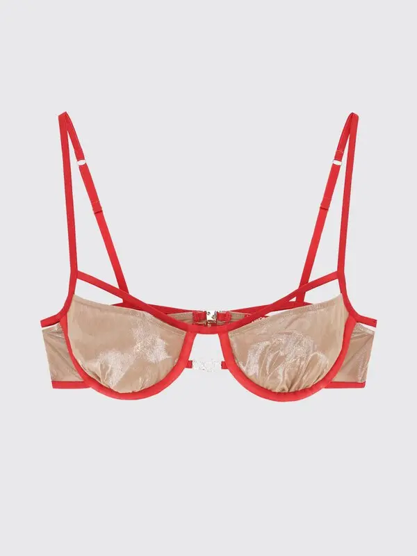 DIESEL® Underwi Bra With Contrast Edges - Red