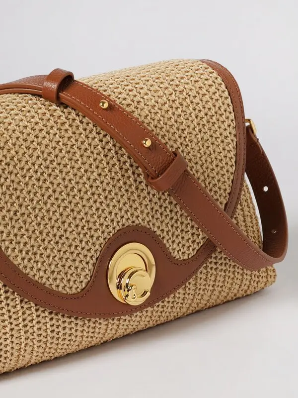 COCCINELLE Nikla Raffia And Crossbody Bag