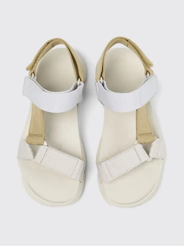 Camper Karst Recycled Polyester Sandals With Abstract Pattern - Multicolor