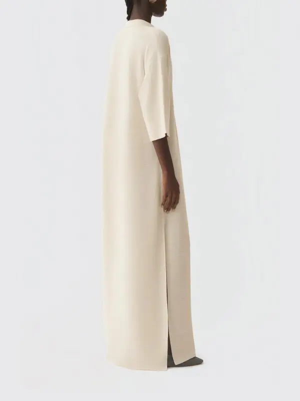 Fabiana Filippi Ribbed Maxi Dress - Ivory