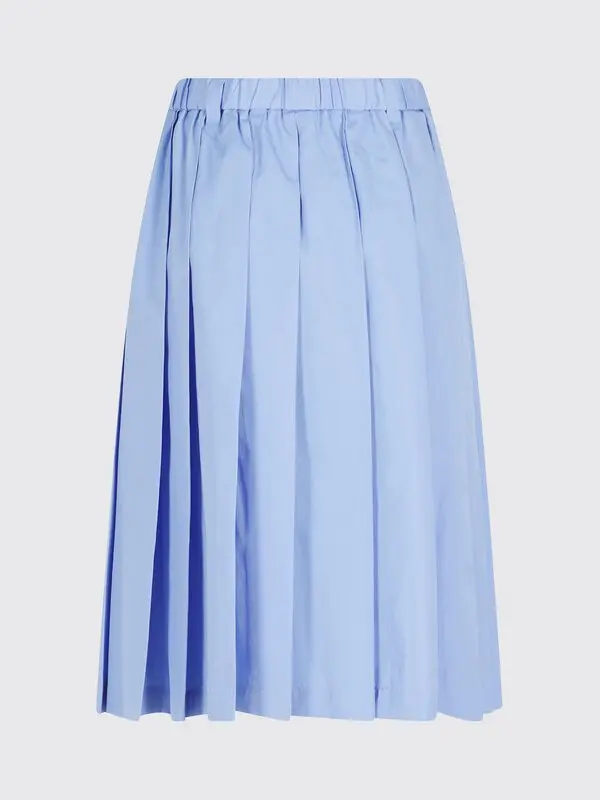 Aspesi Pleated Midi Skirt - Blue