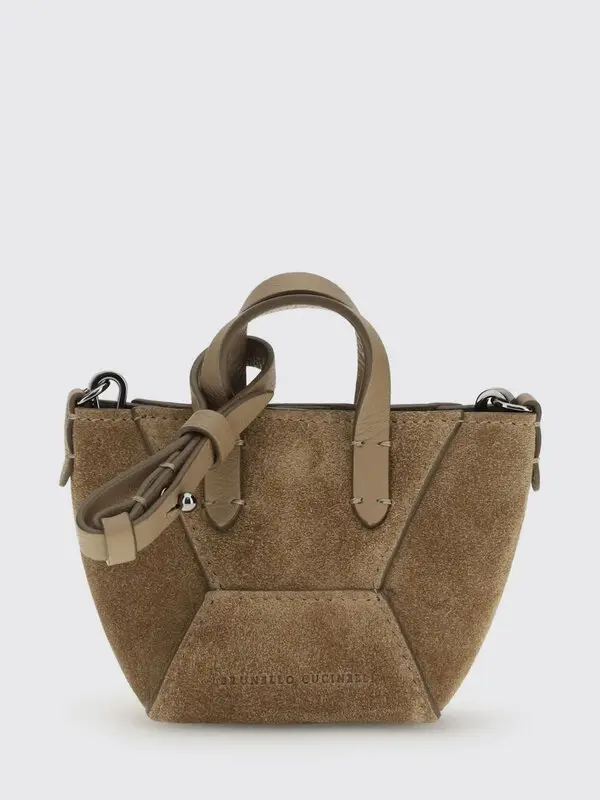 Brunello Cucinelli Suede Mini Bag - Black