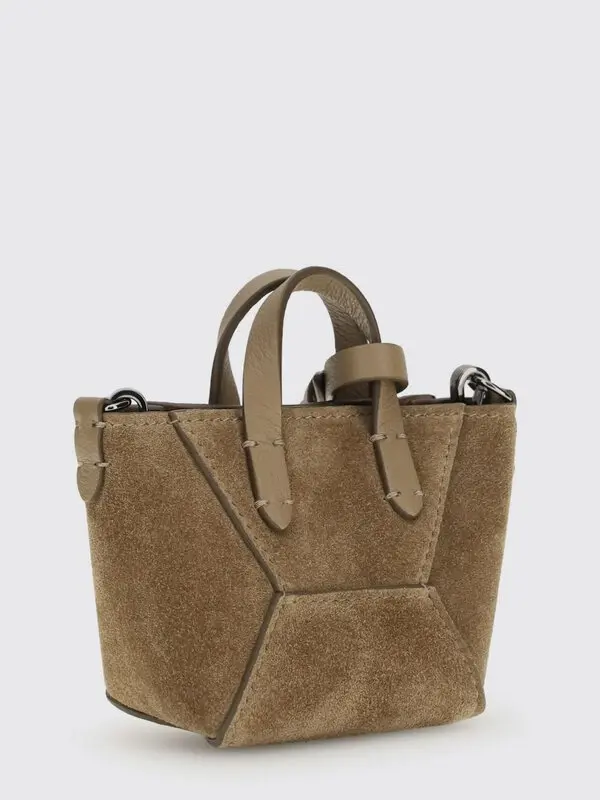 Brunello Cucinelli Suede Mini Bag - Black