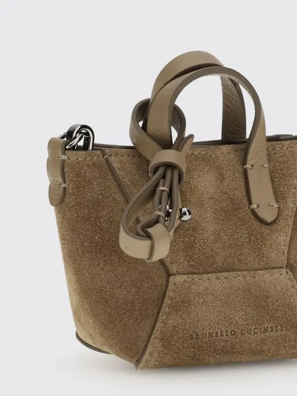 Brunello Cucinelli Suede Mini Bag - Black