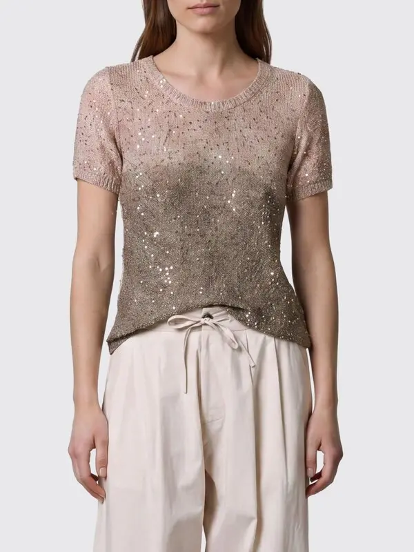 ROBERTO COLLINA Sequined Knit Top