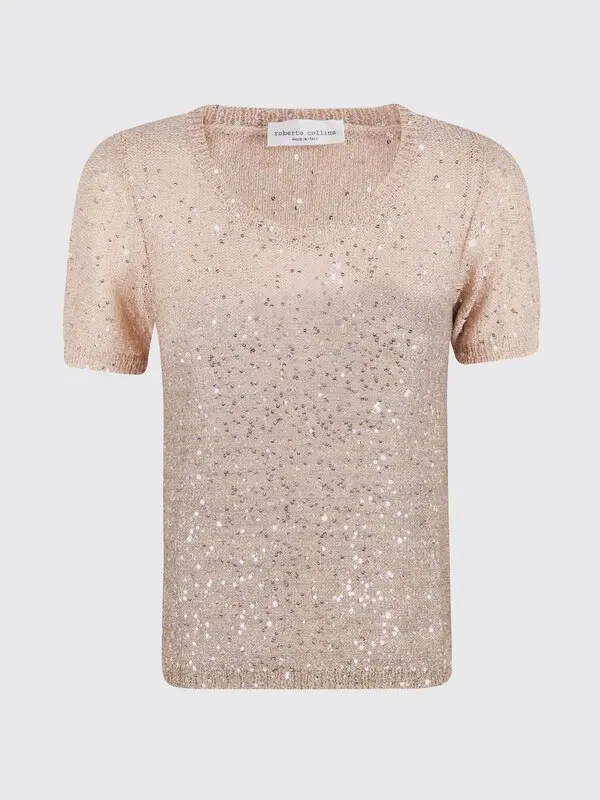 ROBERTO COLLINA Sequined Knit Top