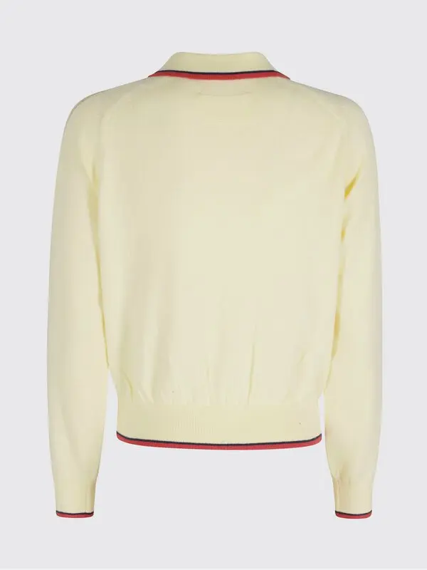 Guest In Residence Long Sleeve Polo Shirt - Beige