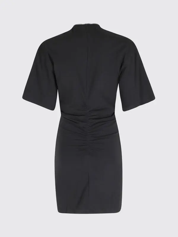 Alexander Wang Ruched Zip-up Dress - Black