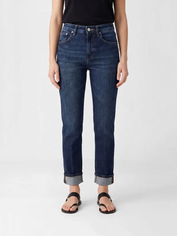 DONDUP Stretch Denim Slim Fit Jeans - Blue