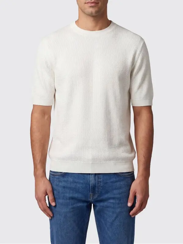 BALLANTYNE Cotton Crew Neck Sweater - White