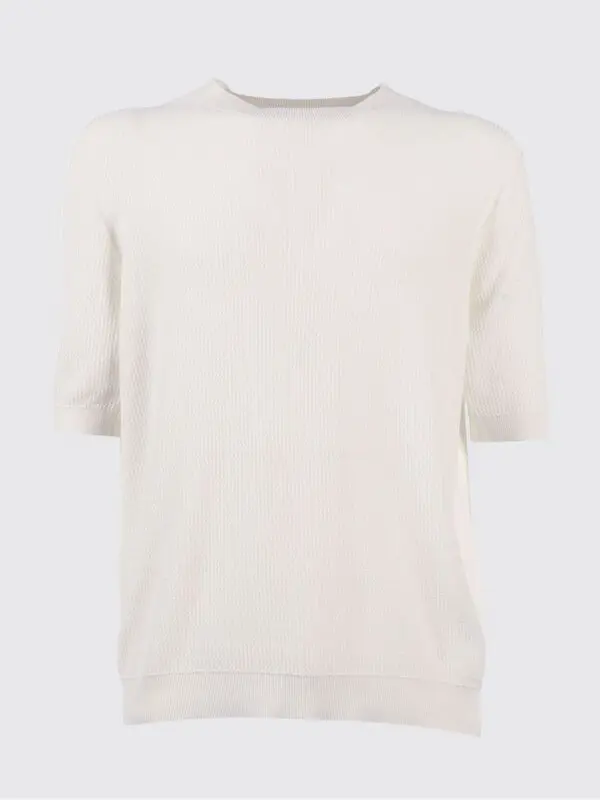 BALLANTYNE Cotton Crew Neck Sweater - White