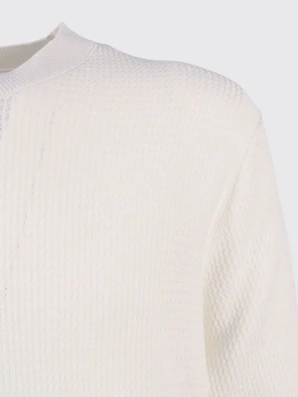 BALLANTYNE Cotton Crew Neck Sweater - White