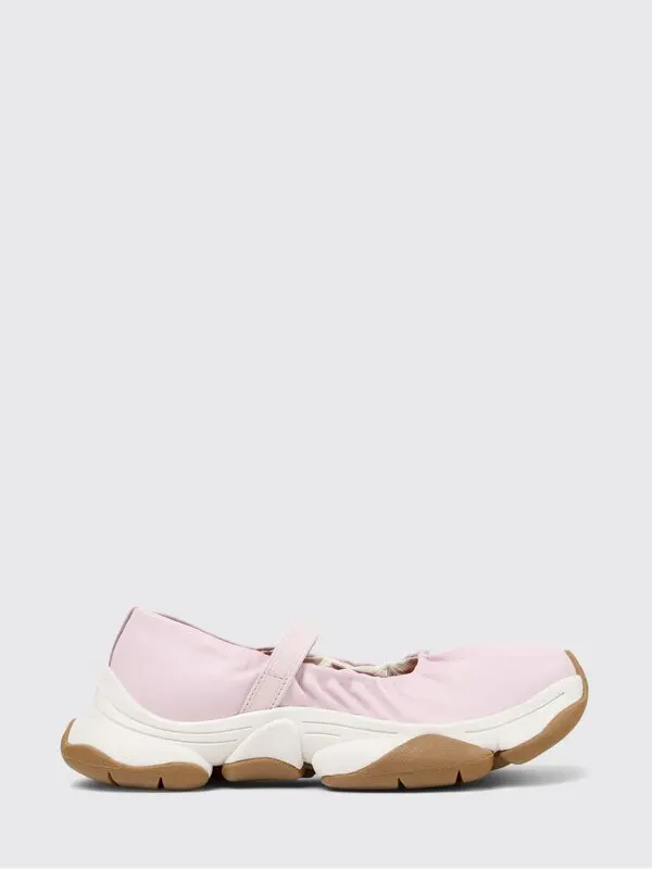 Camper Karst 2 Leather Ballerinas - Pink
