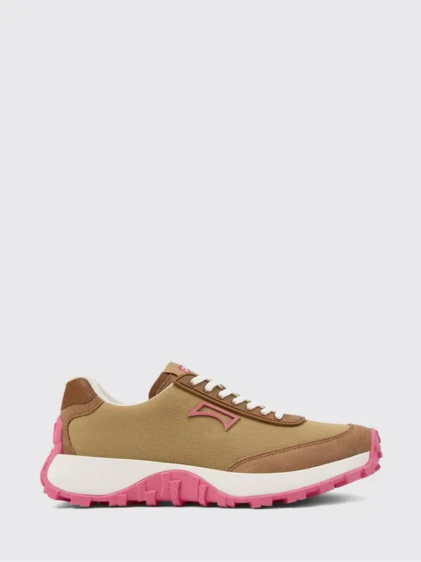 Camper Drift Trail Recycled Polyester And Leather Sneakers - Brown