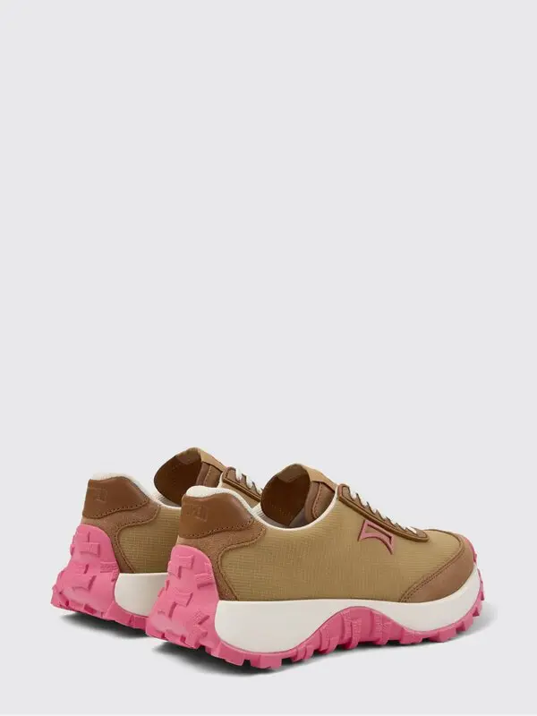 Camper Drift Trail Recycled Polyester And Leather Sneakers - Brown