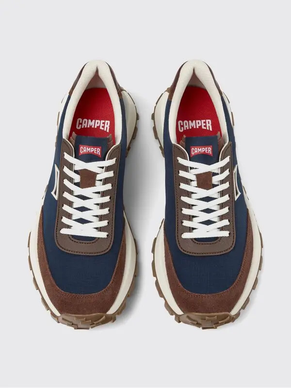 Camper Drift Trail Sneakers In Recycled Fabric And Suede
