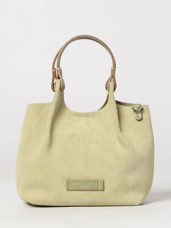 GIANNI CHIARINI Suede Mini Bag - Sage
