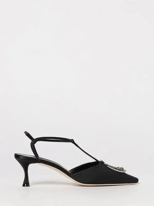 Manolo Blahnik Embellished Slingback Pumps