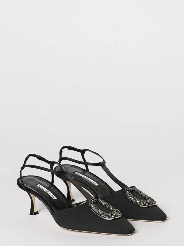 Manolo Blahnik Embellished Slingback Pumps