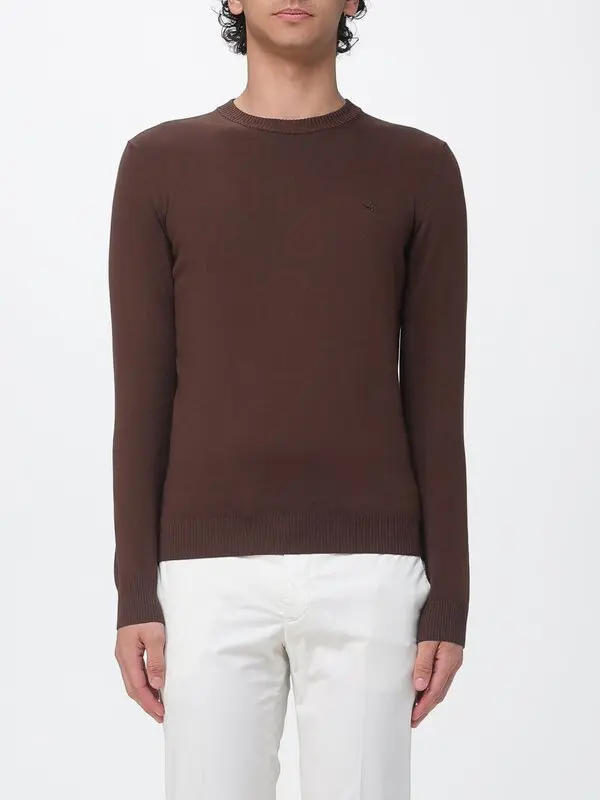 BROOKSFIELD Crew Neck Sweater - Brown
