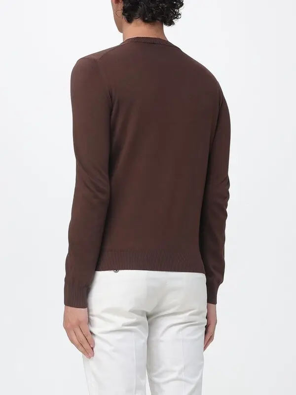 BROOKSFIELD Crew Neck Sweater - Brown