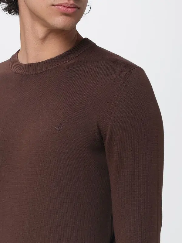 BROOKSFIELD Crew Neck Sweater - Brown