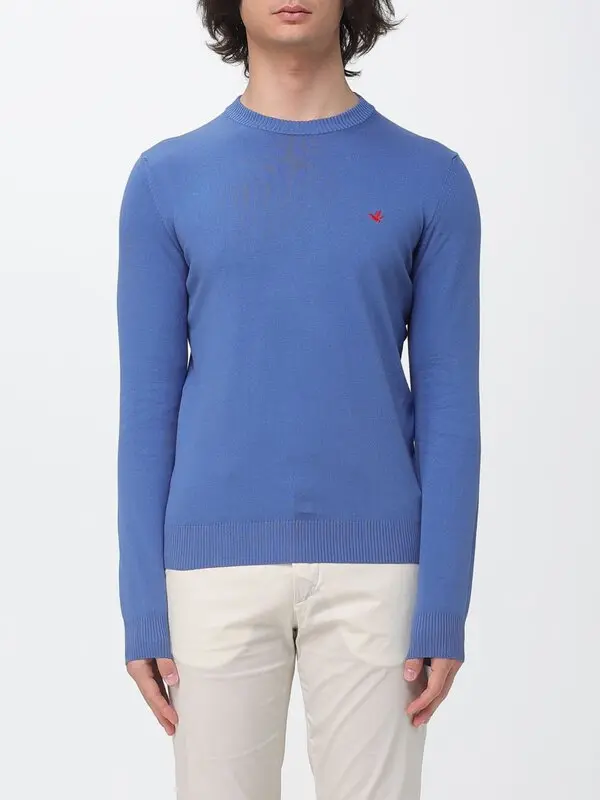 BROOKSFIELD Pullover Sweater - Gnawed Blue