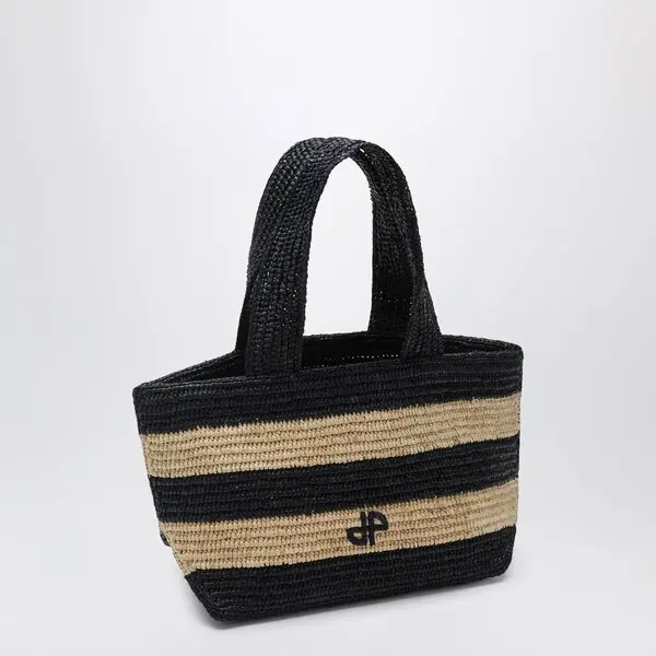 PATOU Trapeze Pm Raffia Shopping Bag