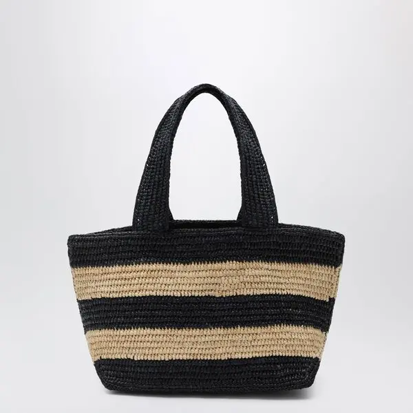 PATOU Trapeze Pm Raffia Shopping Bag